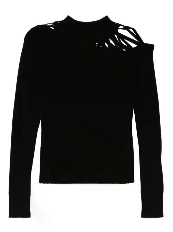 Monse Long Sleeve Ribbed Top