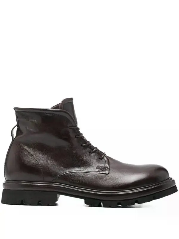 A.S.98 Lace-up Leather Boots