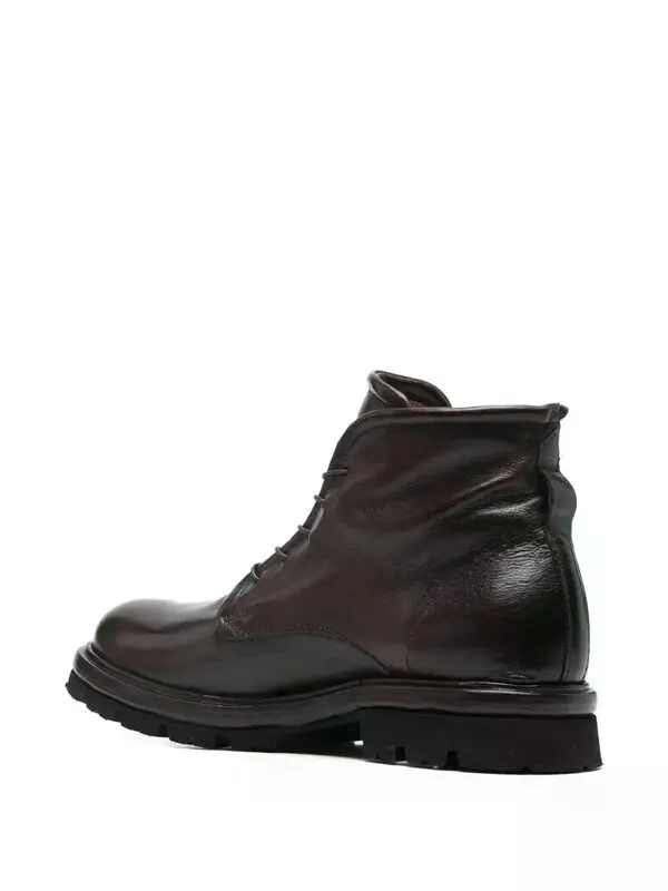 A.S.98 Lace-up Leather Boots