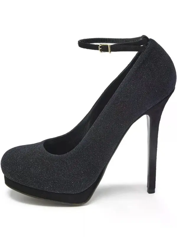 Fendi Glitter Platform Pumps