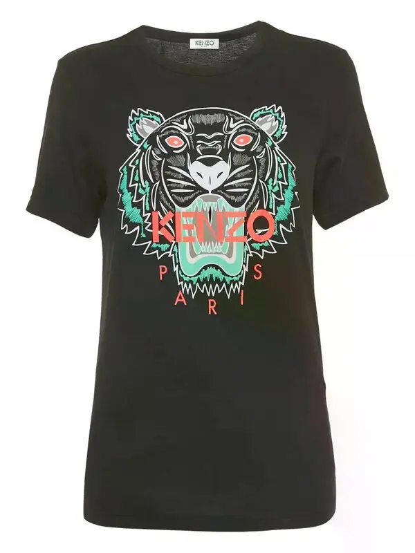 Kenzo Tiger-print Crew-neck T-shirt