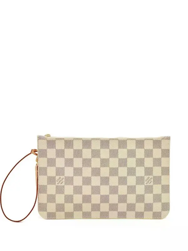 LOUIS VUITTON Neverfull Checked Pouch