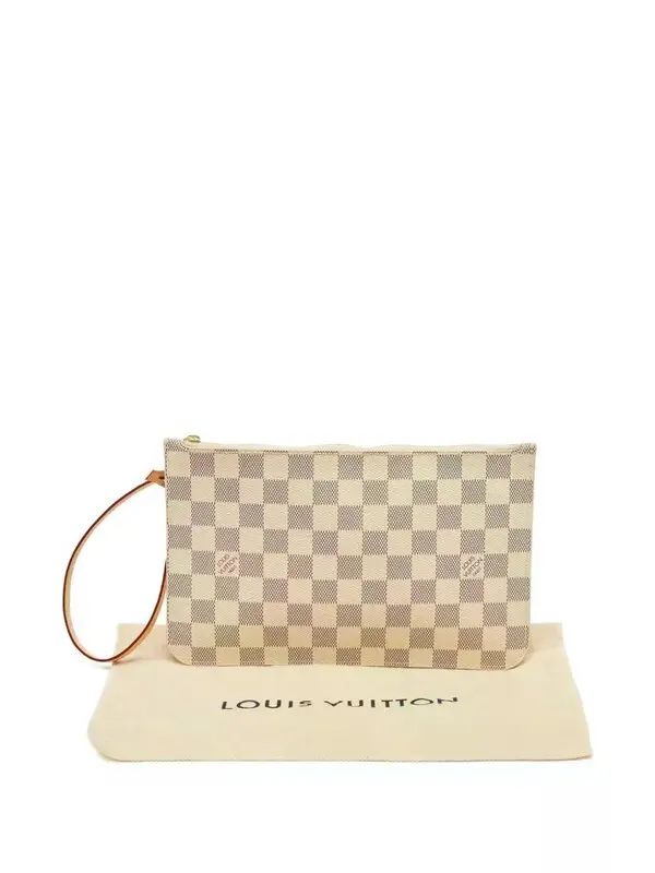 LOUIS VUITTON Neverfull Checked Pouch