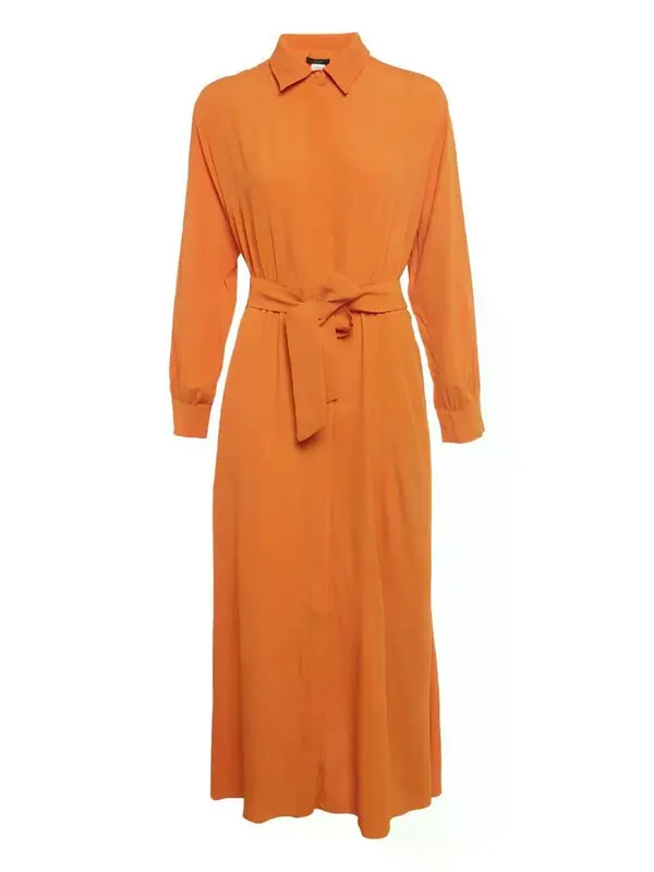 Max Mara Tie-belt Midi Dress