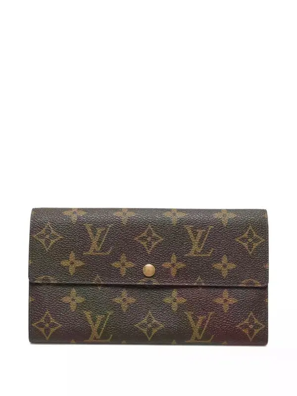 LOUIS VUITTON 1998 Sarah Wallet - Brown
