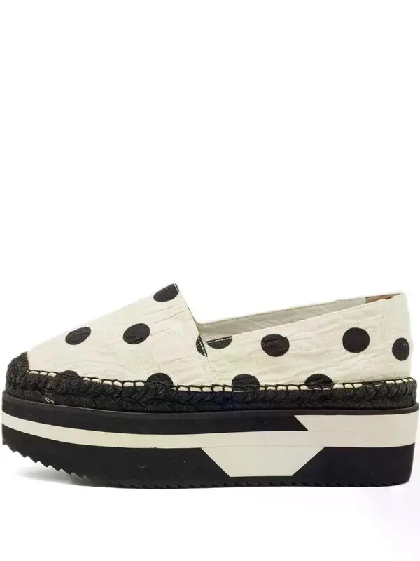 Dolce & Gabbana Polka-dot Platform Espadrilles