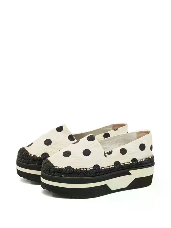 Dolce & Gabbana Polka-dot Platform Espadrilles