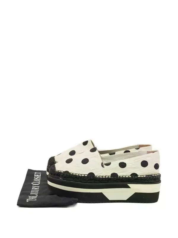 Dolce & Gabbana Polka-dot Platform Espadrilles