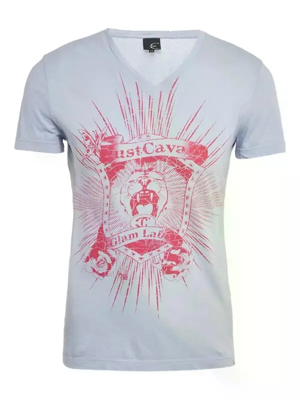 Just Cavalli V-neck Printed T-shirt