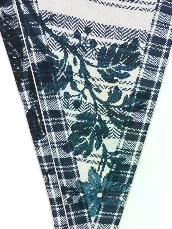 PIERRE-LOUIS MASCIA Aloeuw Floral Print Scarf - Blue