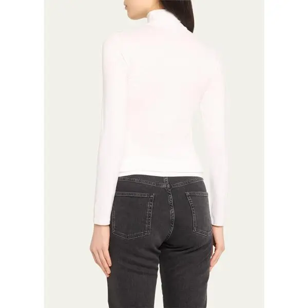 Majestic Filatures Soft Touch Mock Turtleneck Top - Black