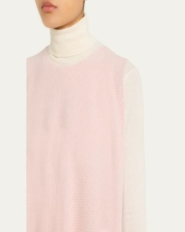 Eskandar A-line Sleeveless Round Neck Top