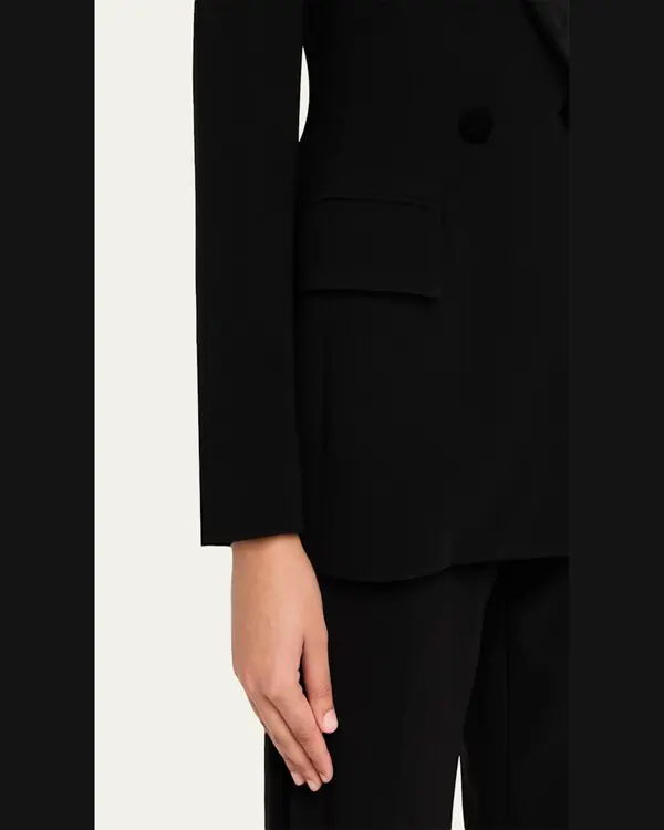 SERGIO HUDSON Velvet Shawl Collar Tuxedo Blazer