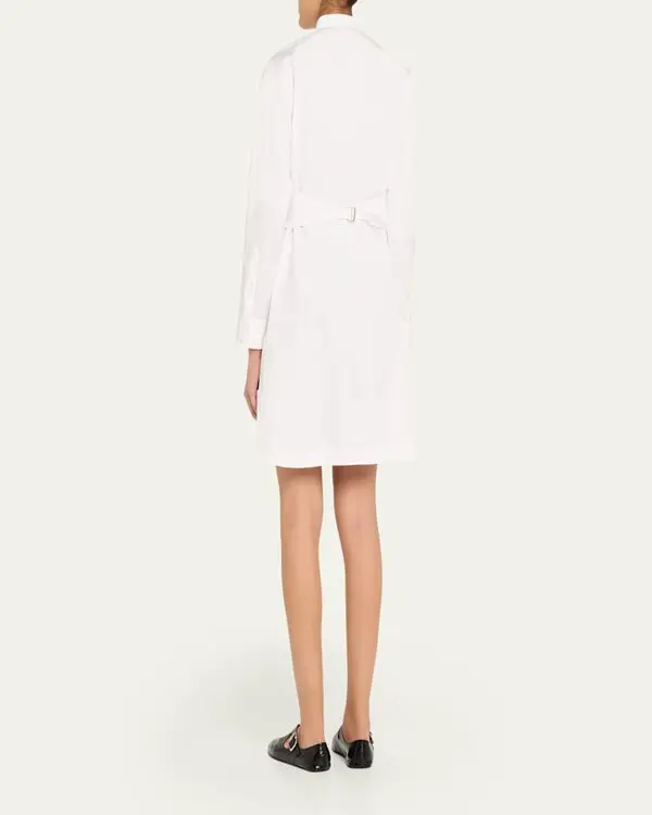 Alaïa Cummerbund Mini Shirtdress