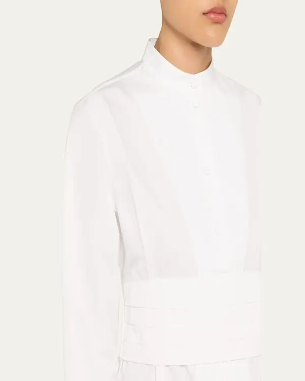 Alaïa Cummerbund Mini Shirtdress