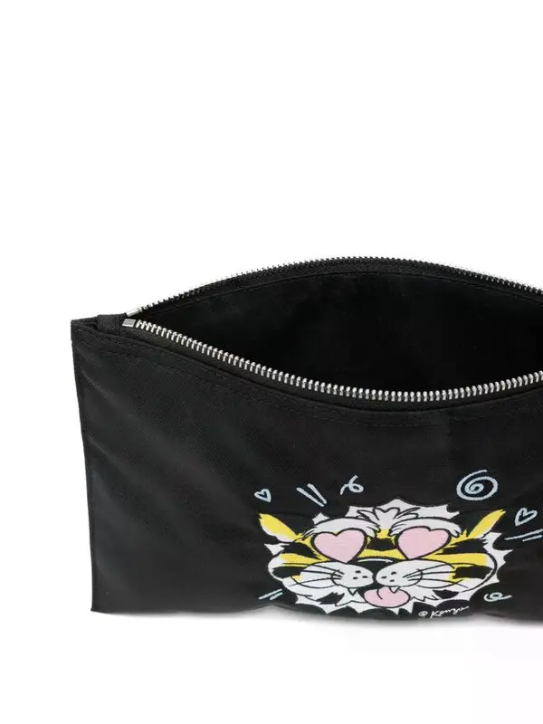 Kenzo Tiger Graphic Clutch