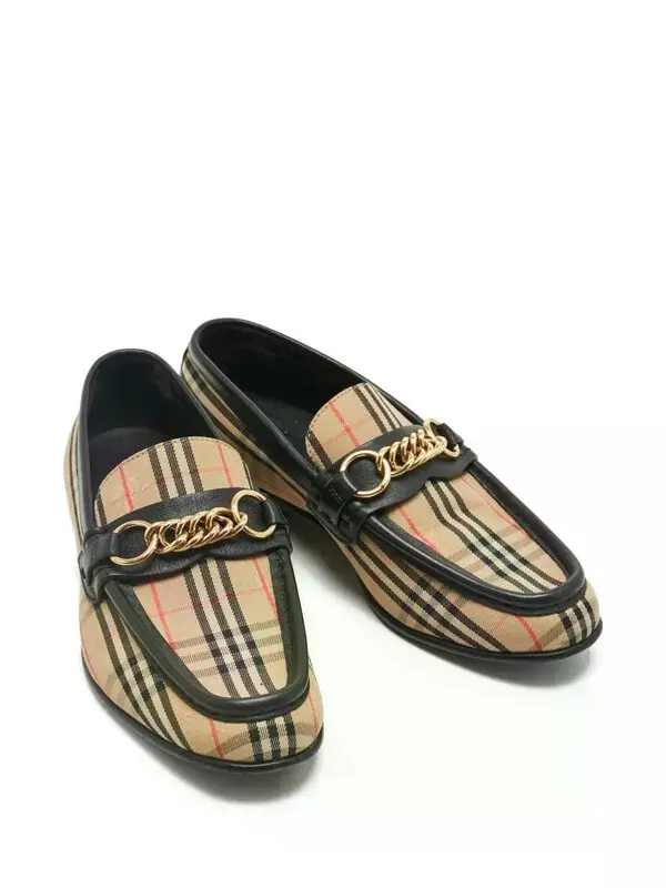 Burberry Moorley Chain Loafers - Neutrals | Editorialist display picture 1