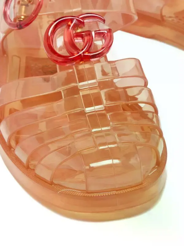 Gucci Double G Jelly Sandals