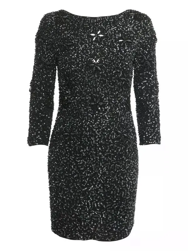 ARMANI Sequined Beaded Mini Dress