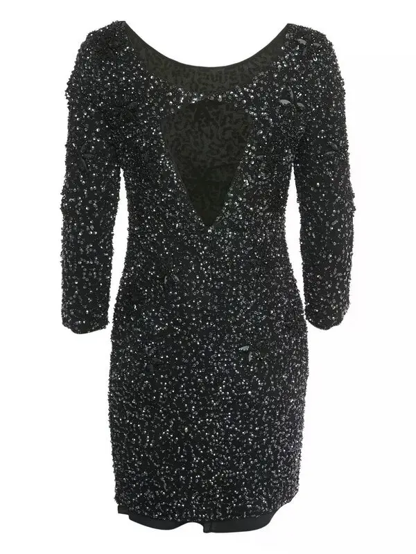 ARMANI Sequined Beaded Mini Dress