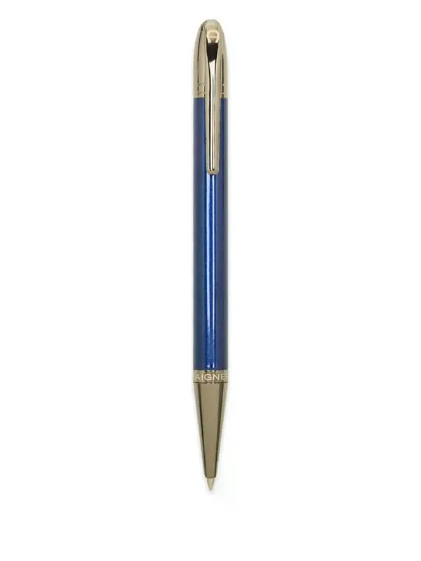 AIGNER Logo-engraved Ballpoint Pen - Blue