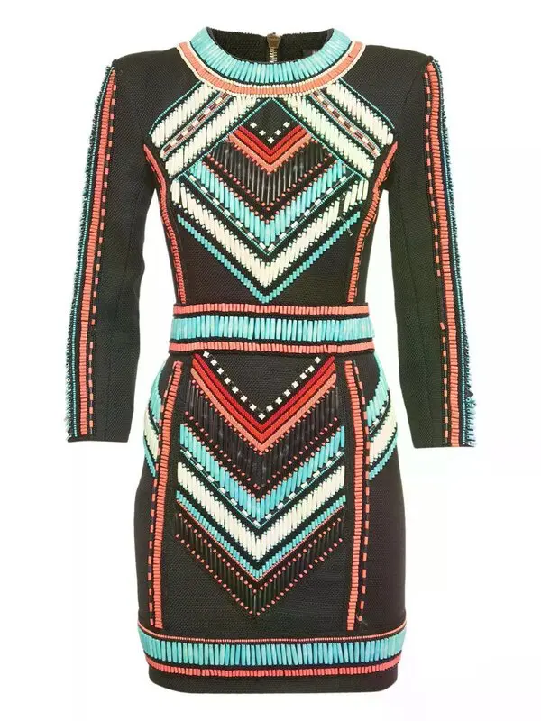 Balmain Beaded Mini Dress