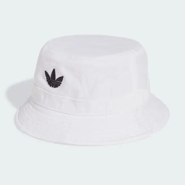 Adidas Adicolor Trefoil Bucket Hat - White