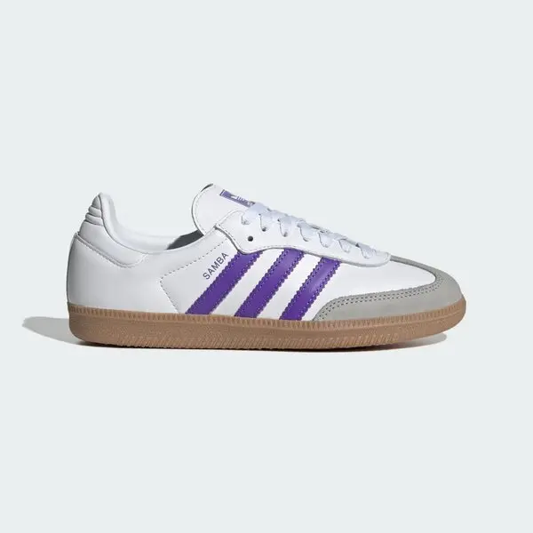Adidas Samba Og Sneakers - Cloud White / Purple Rush / Grey One