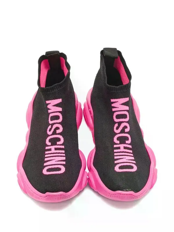 Moschino Logo Hi-top Sneakers