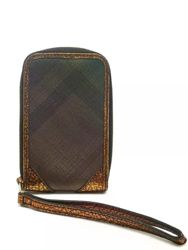 Burberry Coated Canvas Wristlet