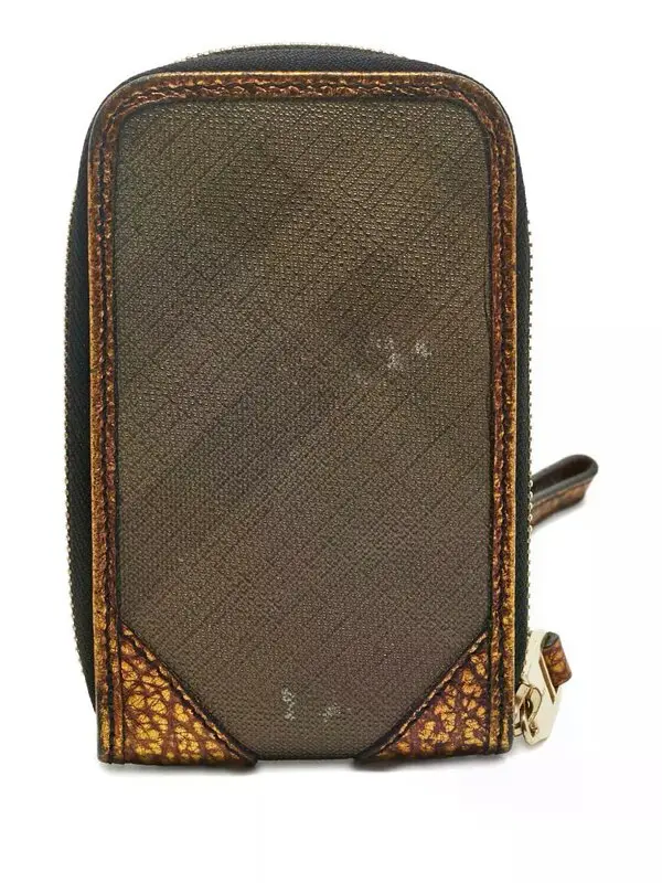 Burberry Coated Canvas Wristlet