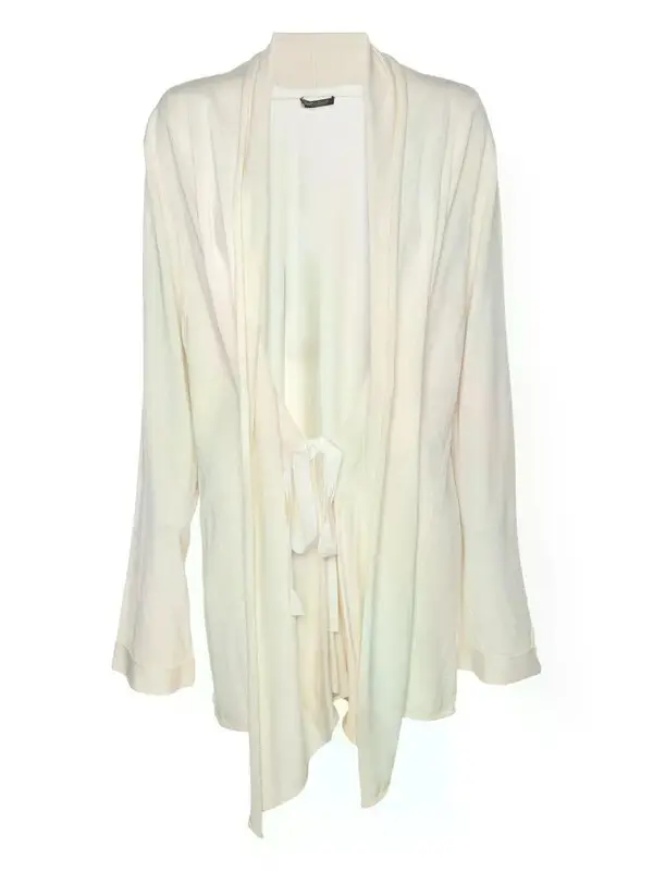 Marina Rinaldi Long-sleeve Cardigan With Tie Detail