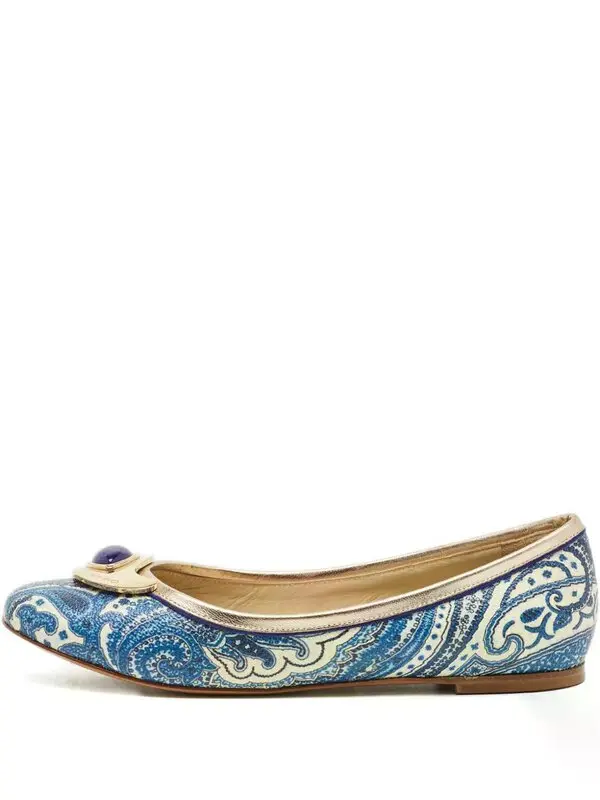 Etro Paisley Ballerina Flats