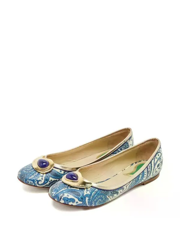 Etro Paisley Ballerina Flats