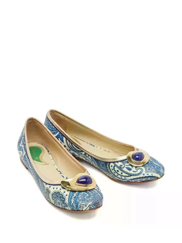 Etro Paisley Ballerina Flats