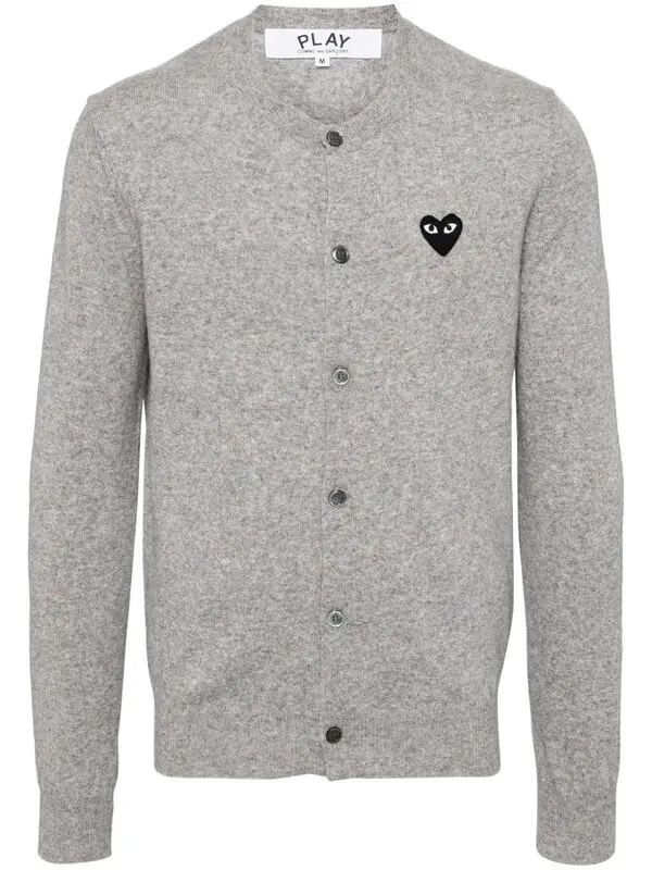 Comme Des Garçons Heart Emblem Cardigan