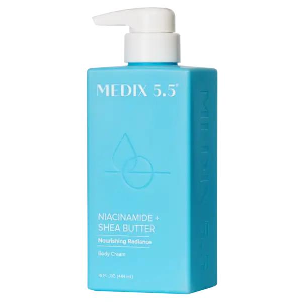 MEDIX 5.5 Niacinamide Body Lotion Brightening Body Cream Moisturizer, Fragrance Free, 15 Fl Oz - One-color