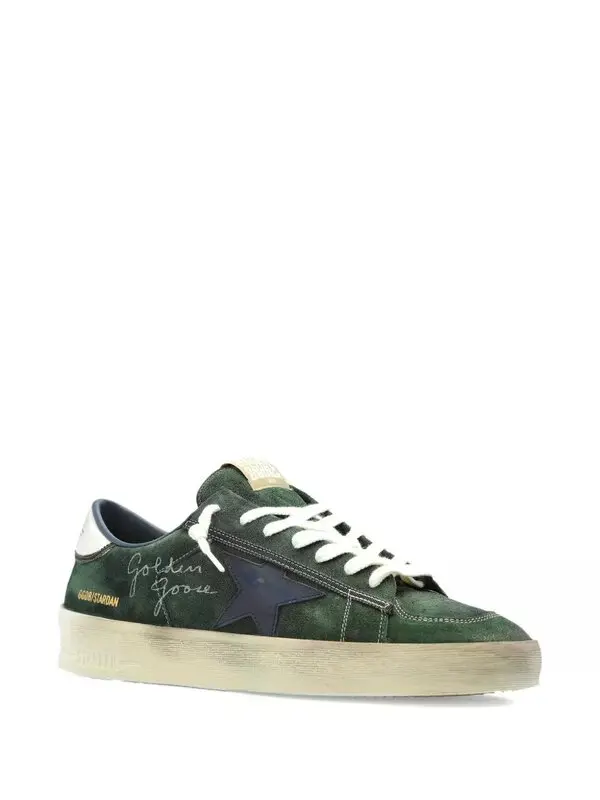 GOLDEN GOOSE Stardan Suede Sneakers - Green