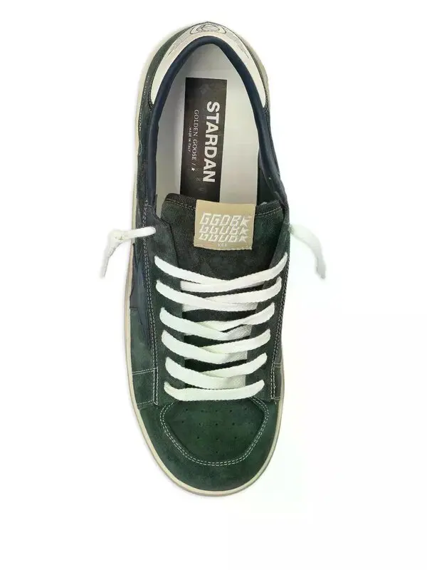 GOLDEN GOOSE Stardan Suede Sneakers - Green