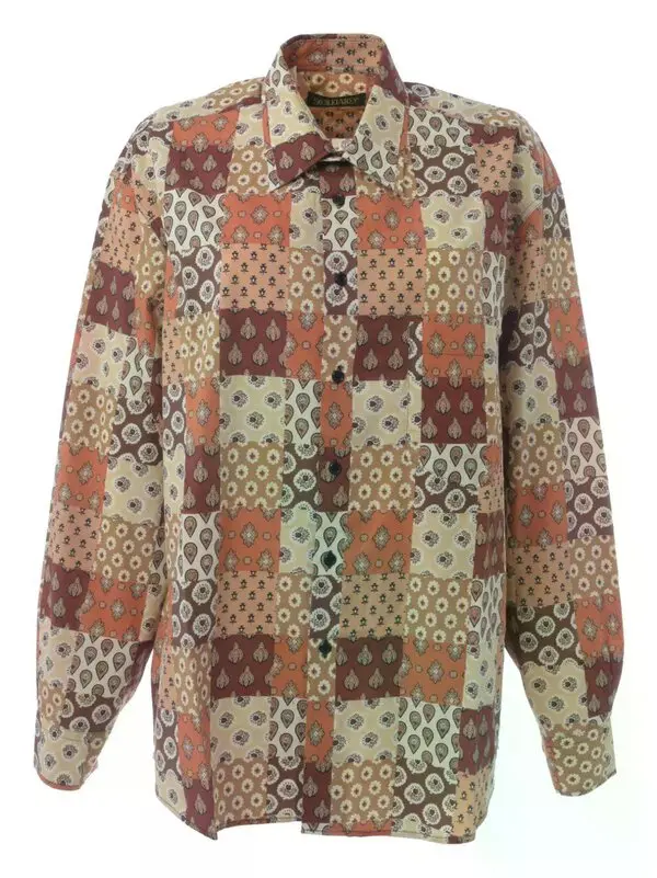 SOULEIADO Patchwork Floral Shirt