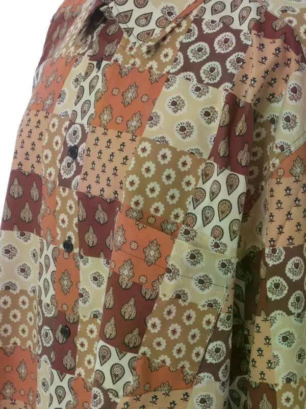 SOULEIADO Patchwork Floral Shirt