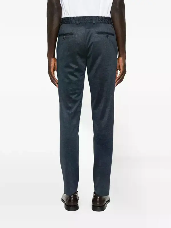 Karl Lagerfeld Drawstring Straight-leg Trousers - Blue