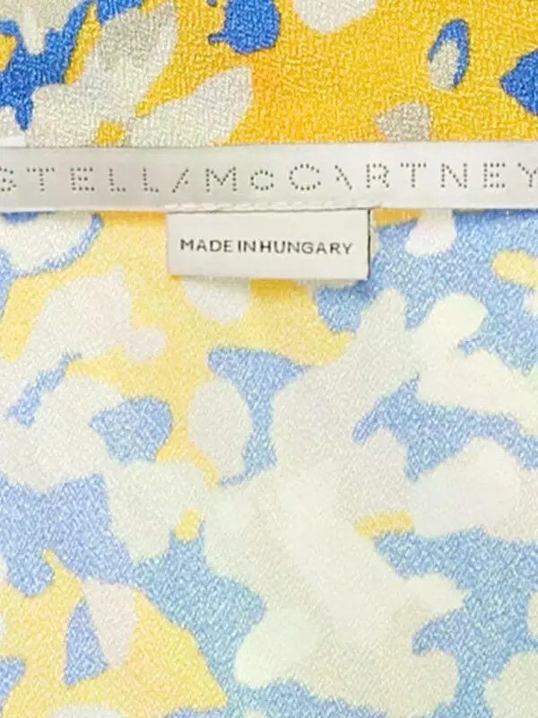 Stella McCartney Printed Tie Neck Blouse