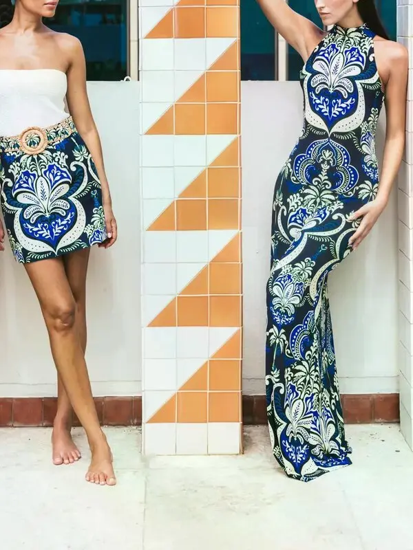 Cara Cara Asher Halterneck Maxi Dress
