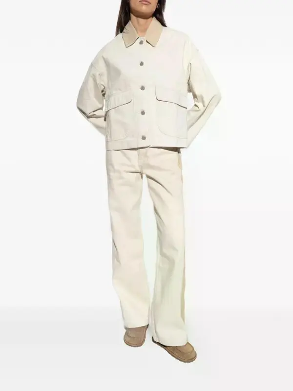 Rag & Bone Natalia Denim Jacket - Neutrals