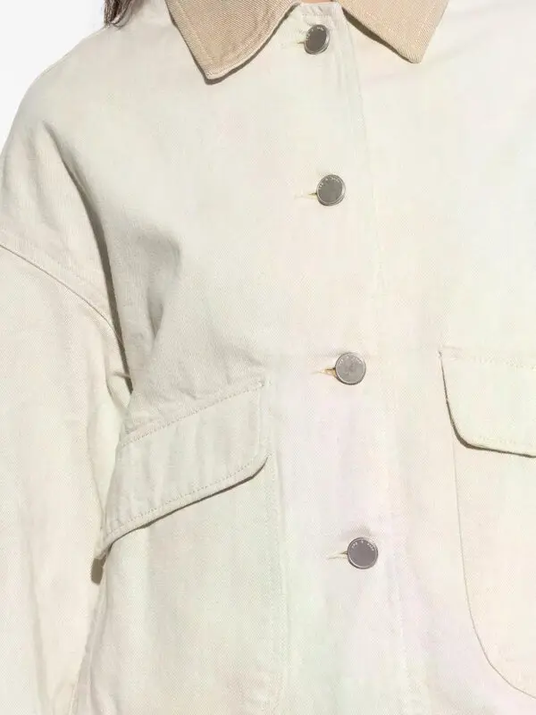 Rag & Bone Natalia Denim Jacket - Neutrals