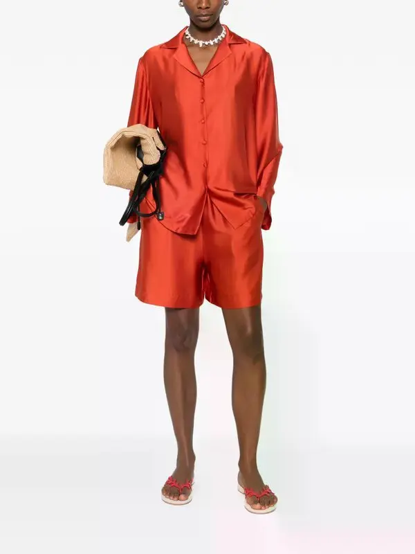 SILKYLICIOUS Silk Shorts Set