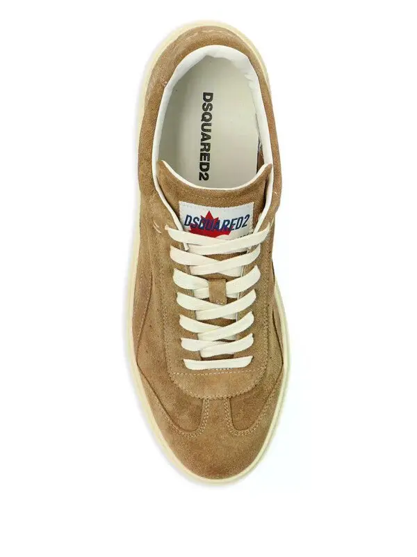 Dsquared2 Calf Suede Lace-up Trainers - Brown