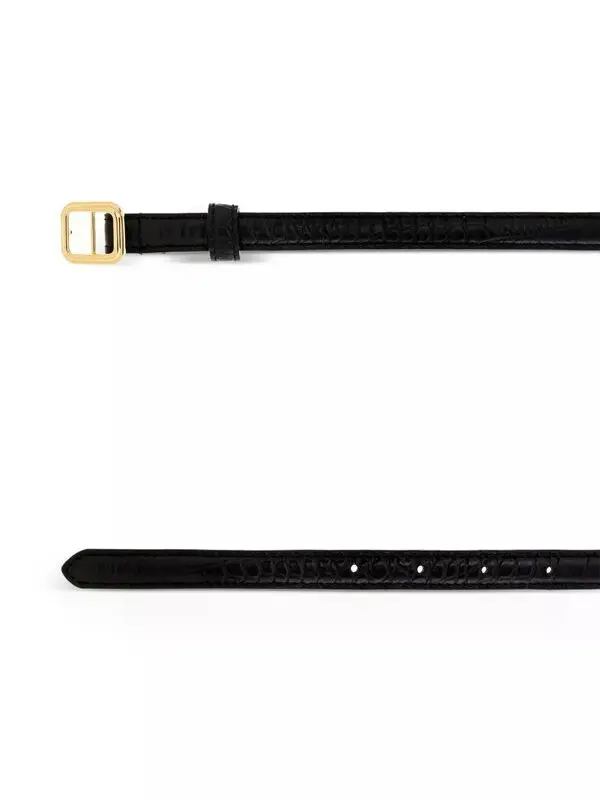Lié Studio Georgia Slim Belt - Black