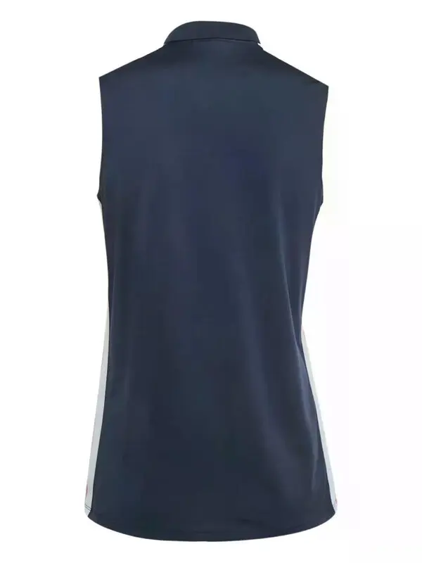 Rlx Ralph Lauren Sleeveless Striped Polo Shirt